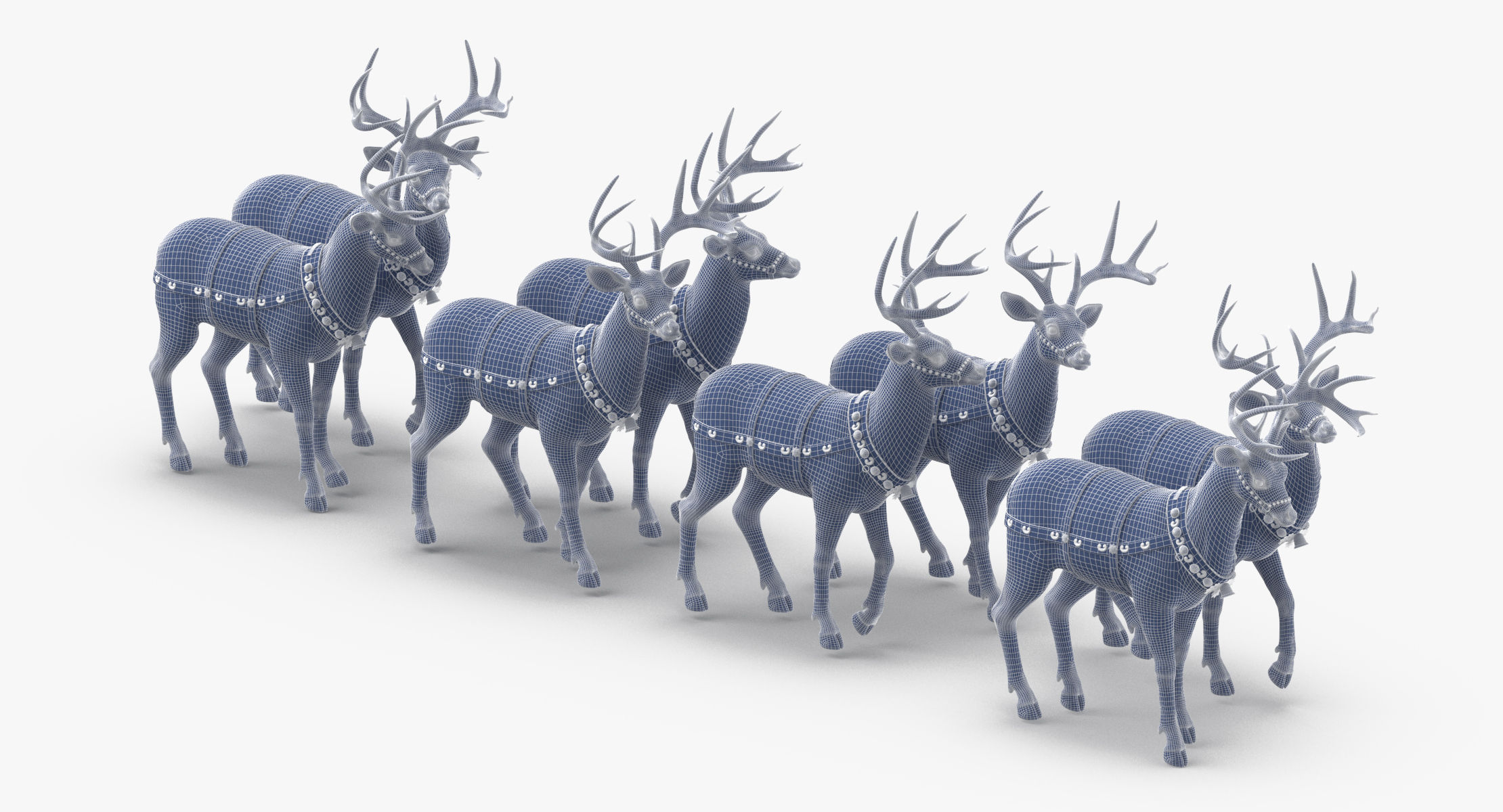 Reindeer standing 3D model - TurboSquid 1235426