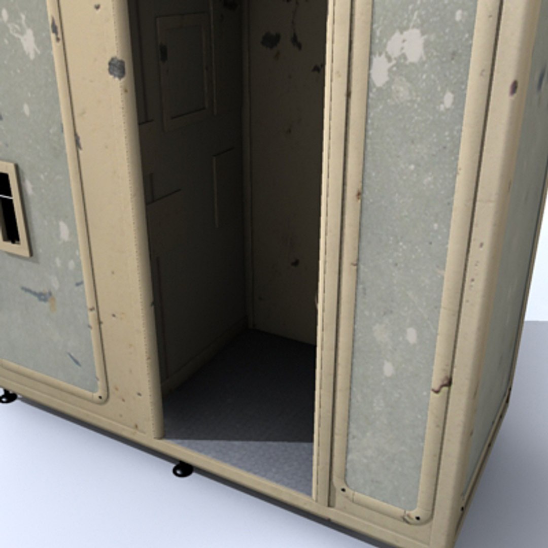 Ruined Booth Photos 3d Model