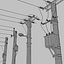 Complete Set Power Transmission 3d Model