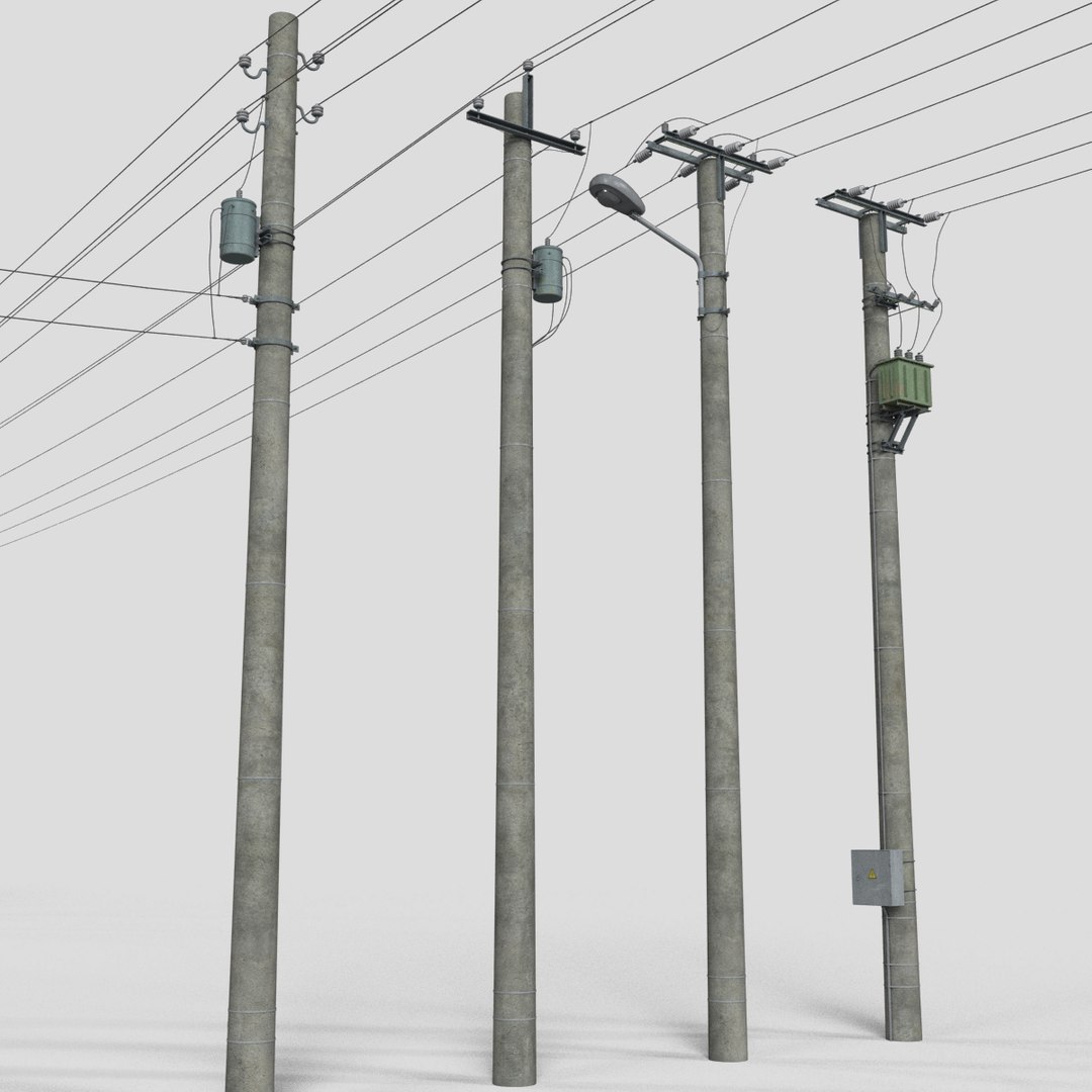 Complete Set Power Transmission 3d Model