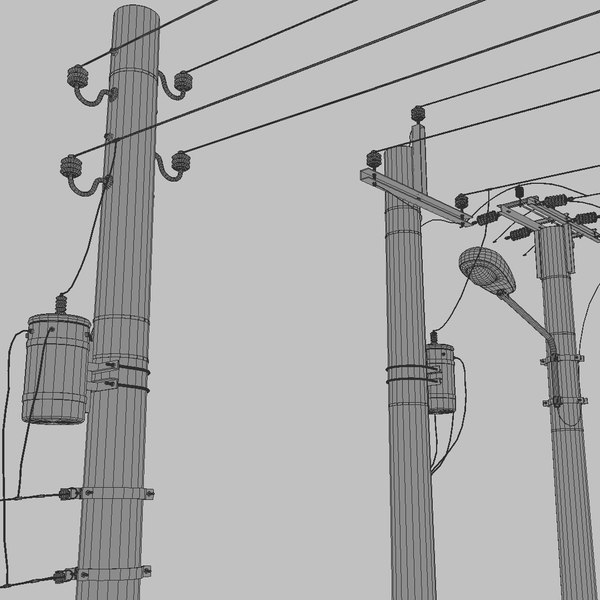 complete set power transmission 3d model