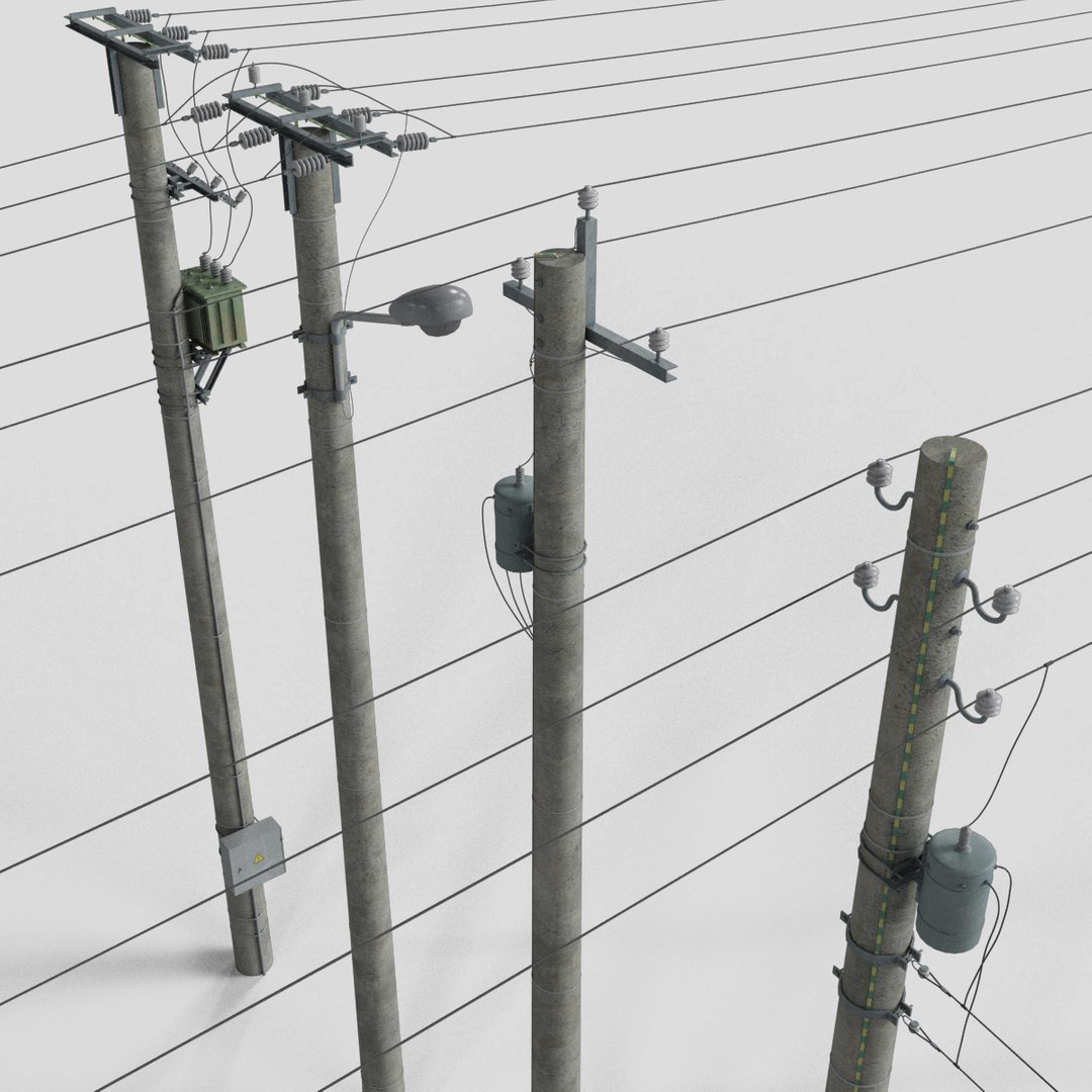 Complete Set Power Transmission 3d Model