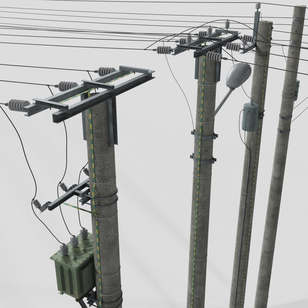 Complete Set Power Transmission 3d Model