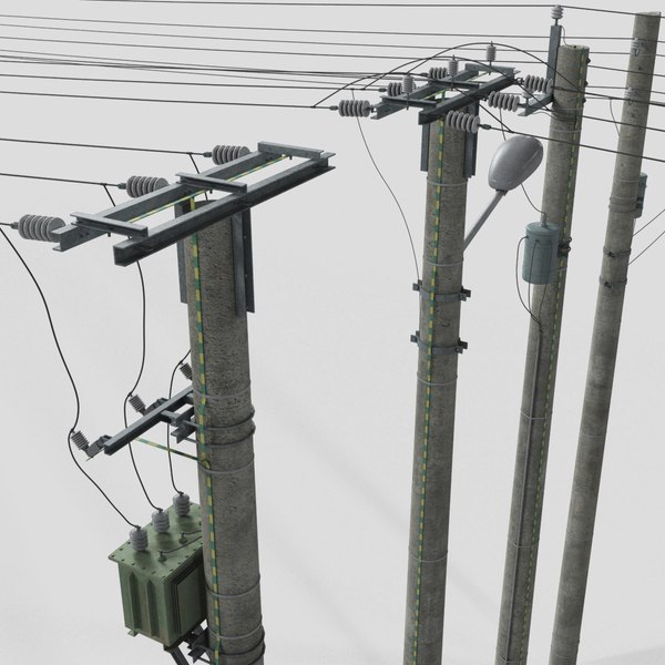 complete set power transmission 3d model
