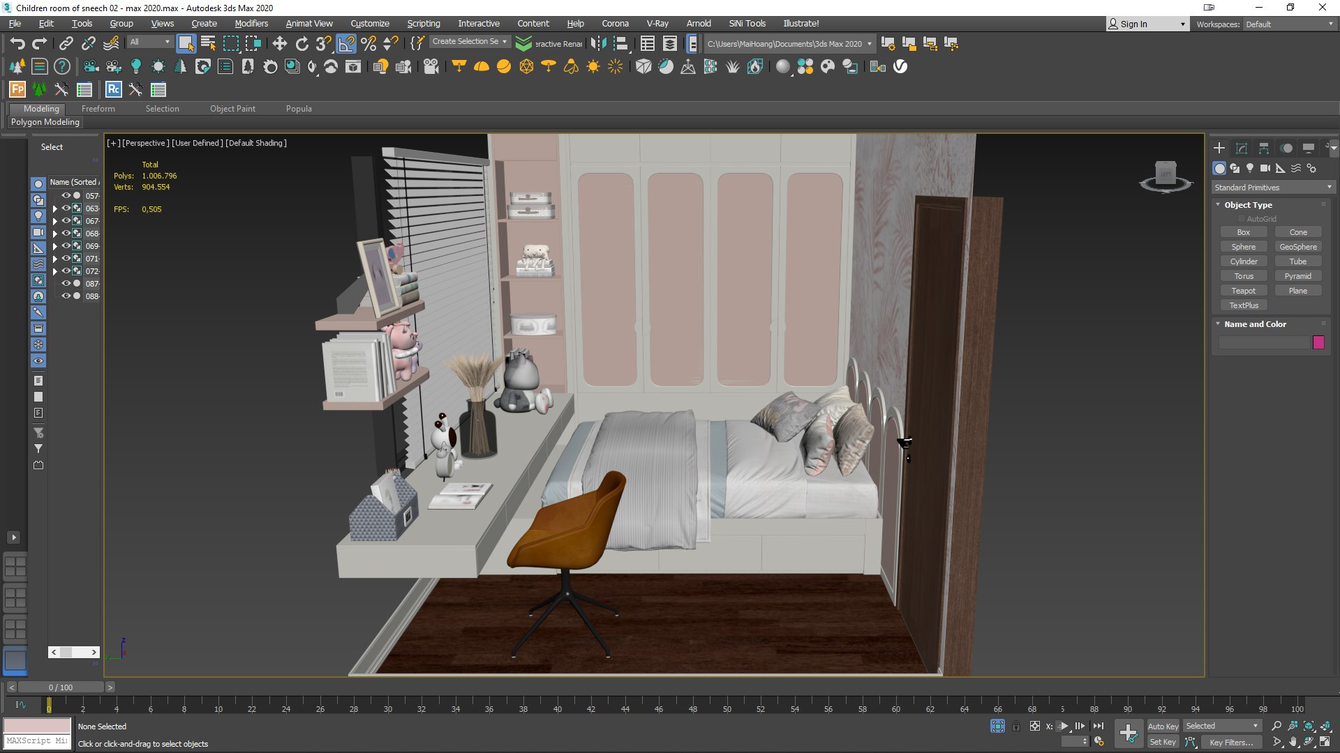 Children Room Of Sneech 02 - MAX FBX OBJ SKP Simlab Collada 3D ...