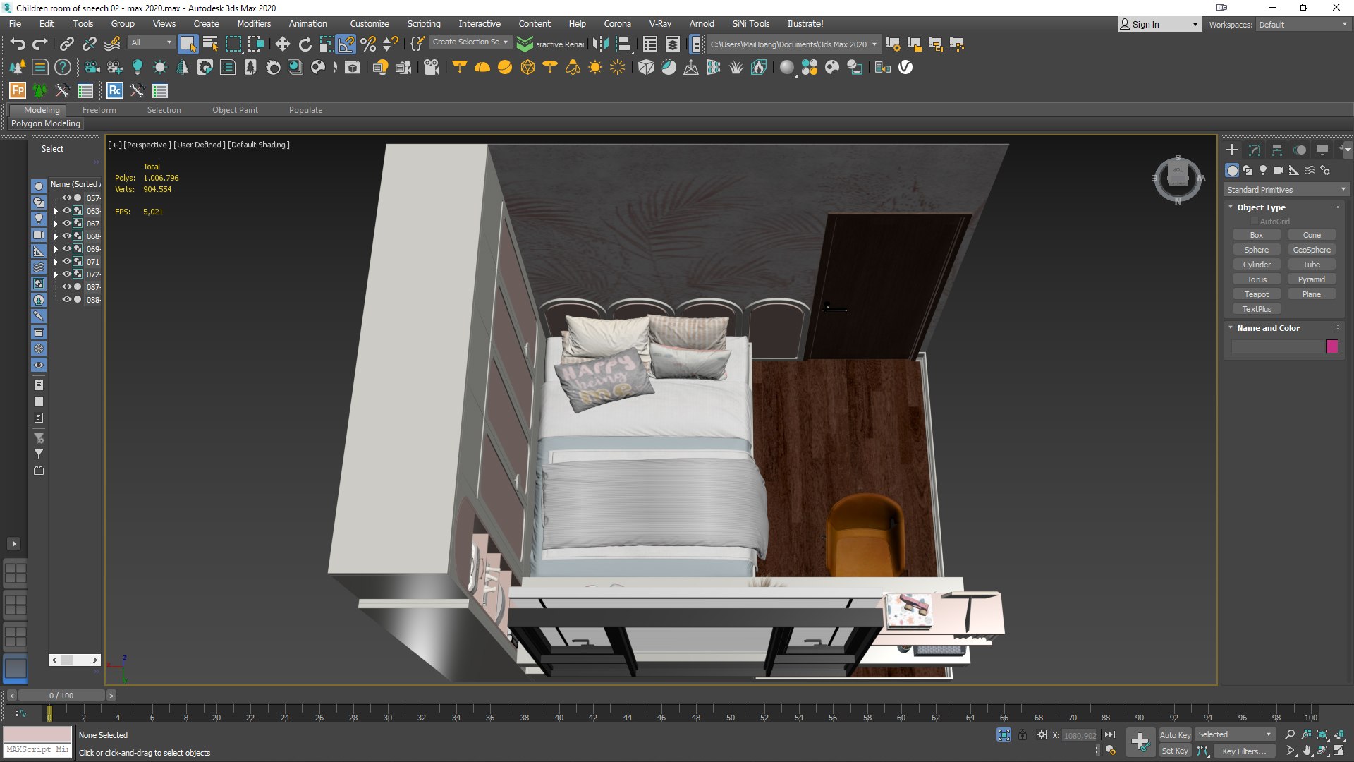Children Room Of Sneech 02 - MAX FBX OBJ SKP Simlab Collada 3D ...
