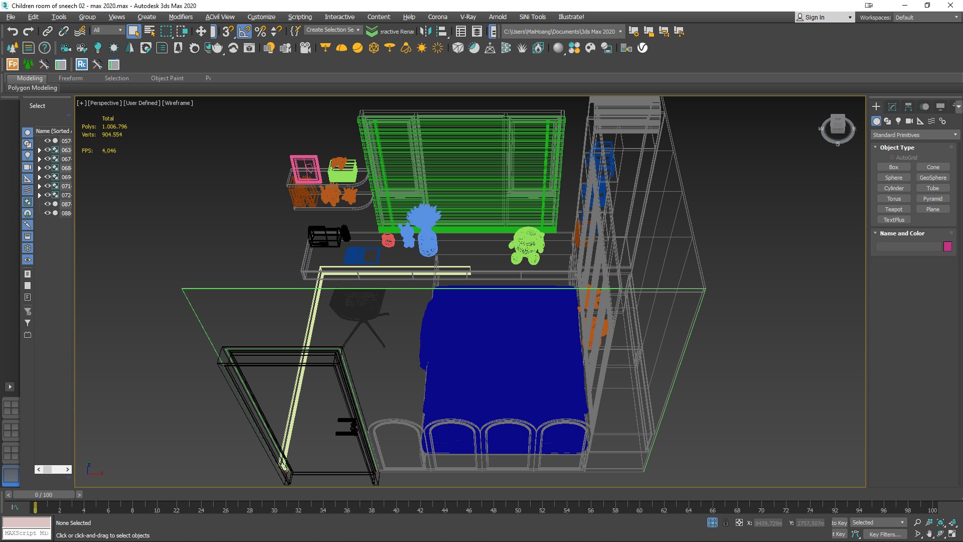 Children Room Of Sneech 02 - MAX FBX OBJ SKP Simlab Collada 3D ...