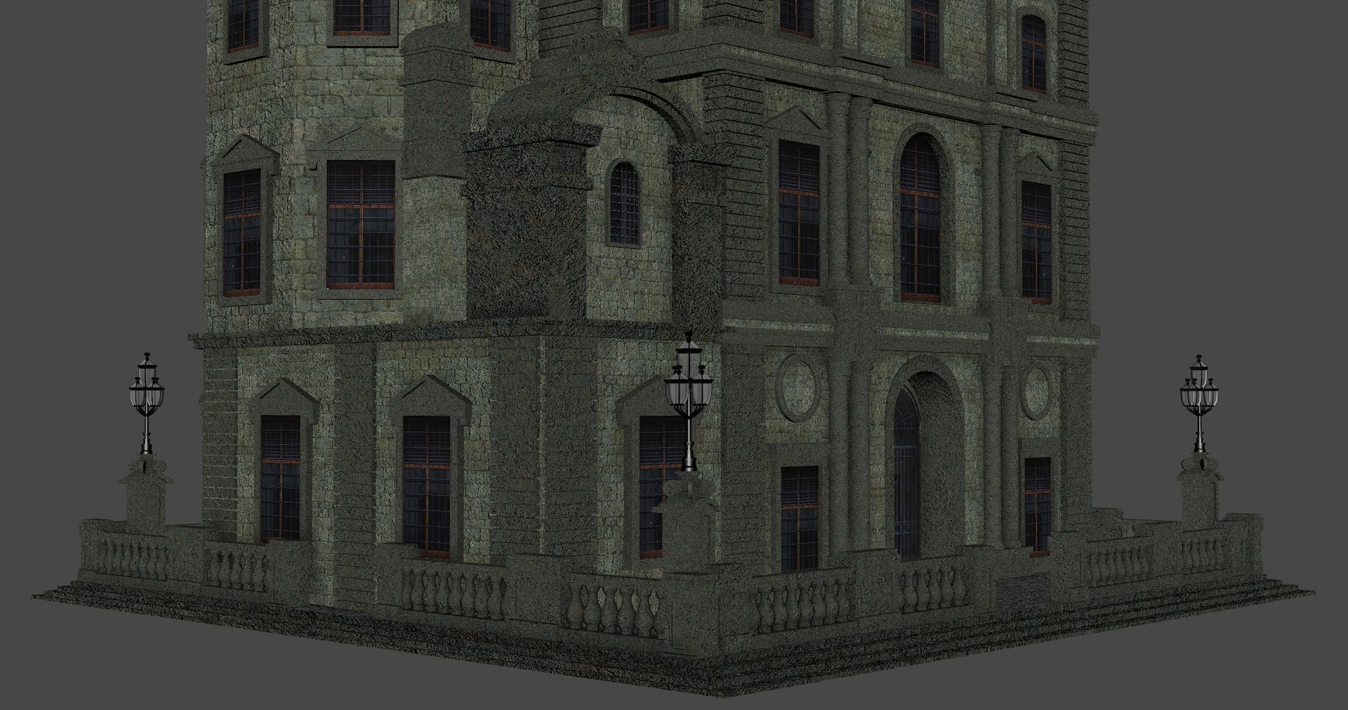 Fantasy Castle Long Tower 3D Model - TurboSquid 1777968