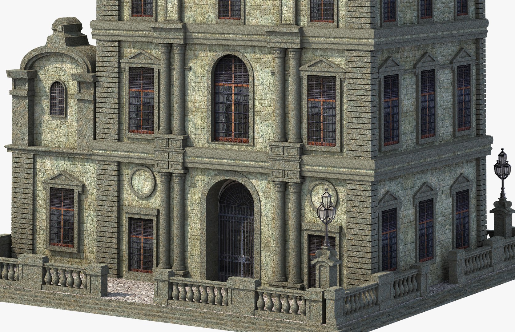 Fantasy Castle Long Tower 3D Model - TurboSquid 1777968
