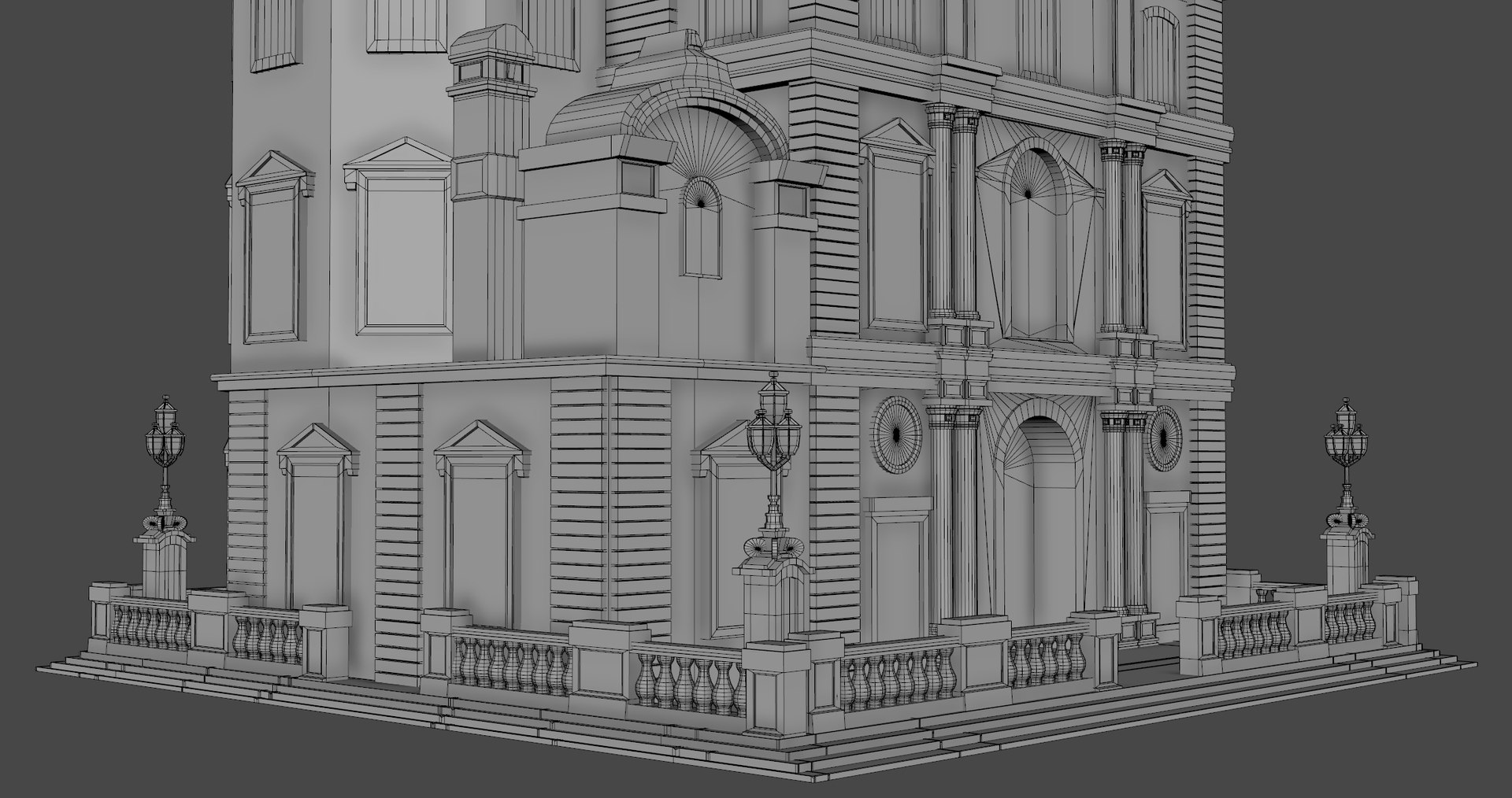 Fantasy Castle Long Tower 3D Model - TurboSquid 1777968