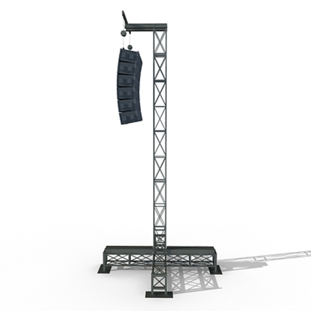 Pa Mast Delay Concerts 3d Model