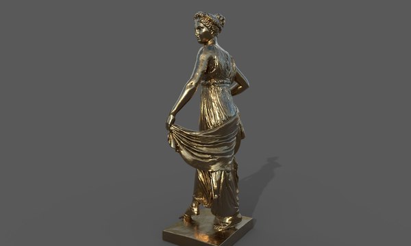 3D The Dancing Girl statue model - TurboSquid 1821427