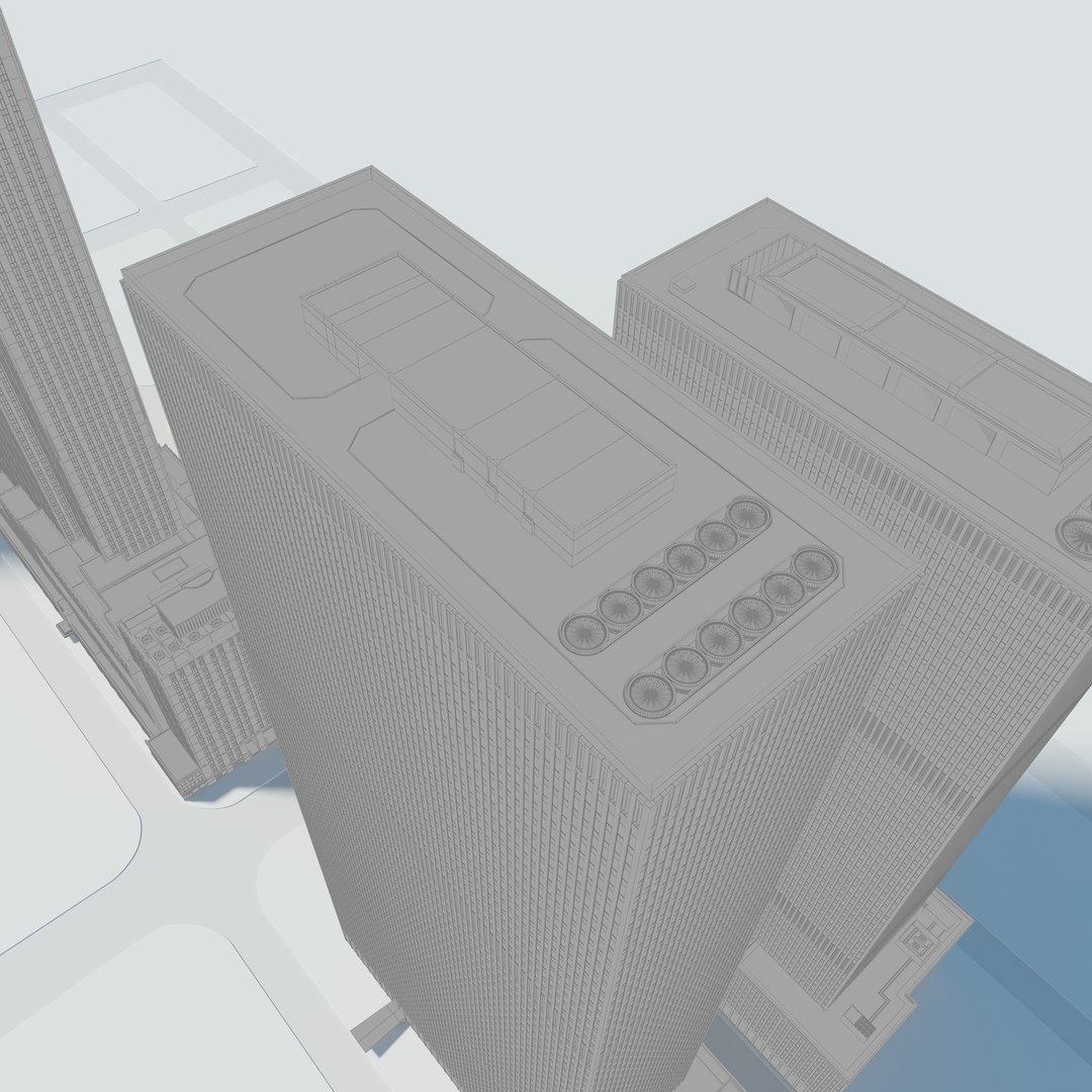 3D model Rockefeller Center Buildings - TurboSquid 1817630