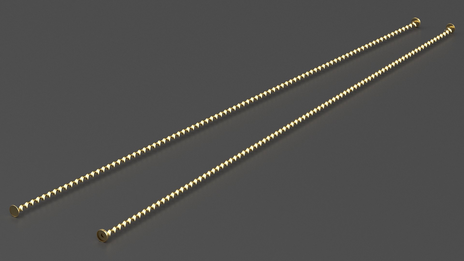 San Marco Jewelry Chain Gold 3D Model - TurboSquid 2244488