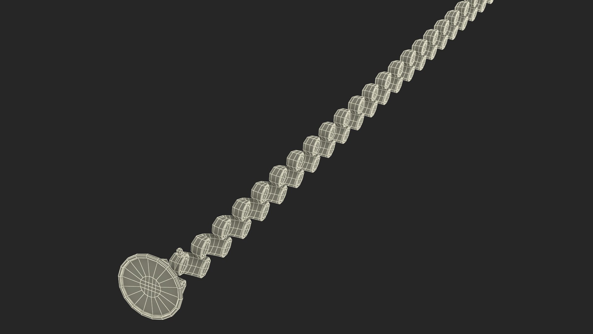 San Marco Jewelry Chain Gold 3D Model - TurboSquid 2244488