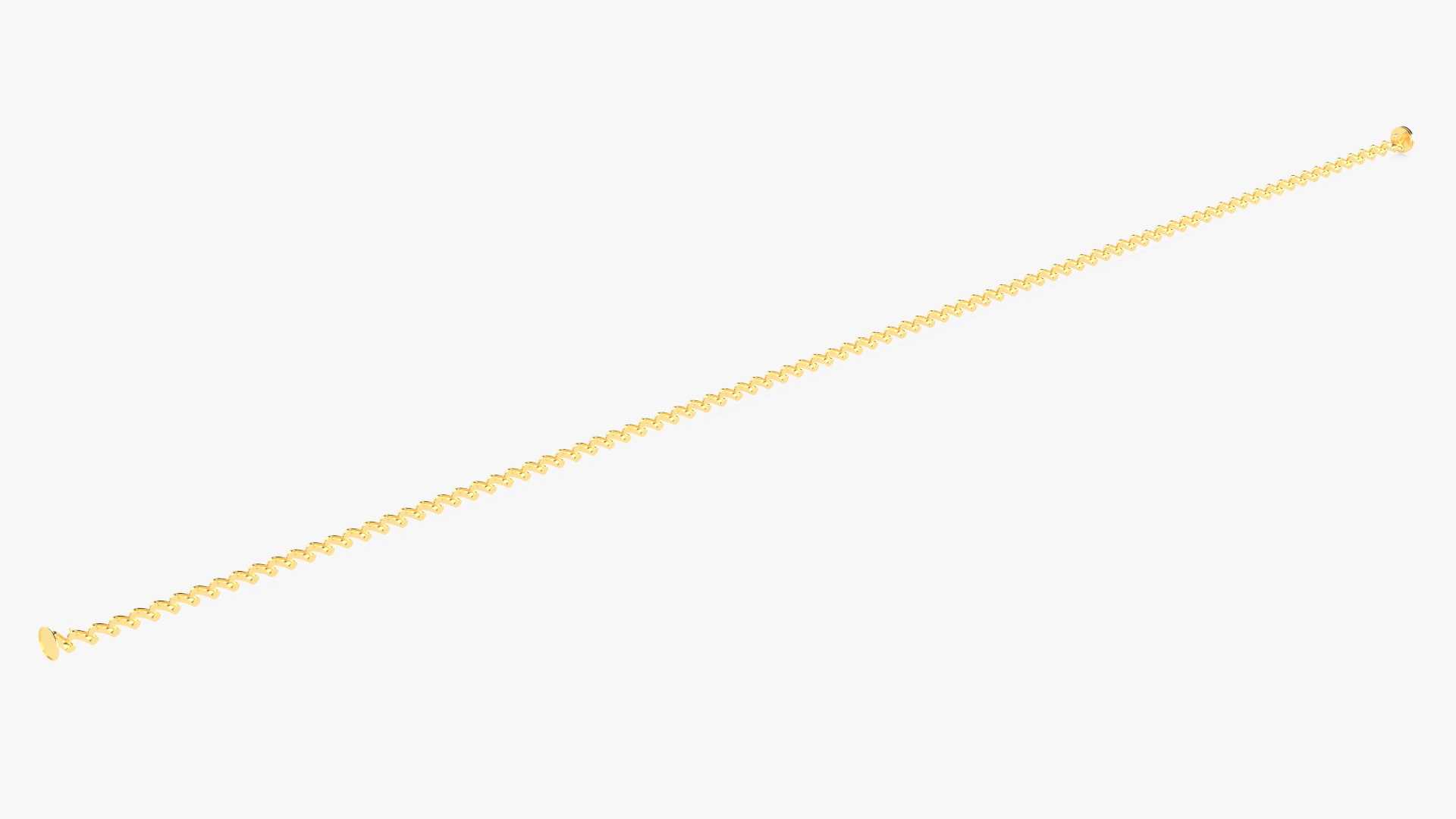 San Marco Jewelry Chain Gold 3D Model - TurboSquid 2244488