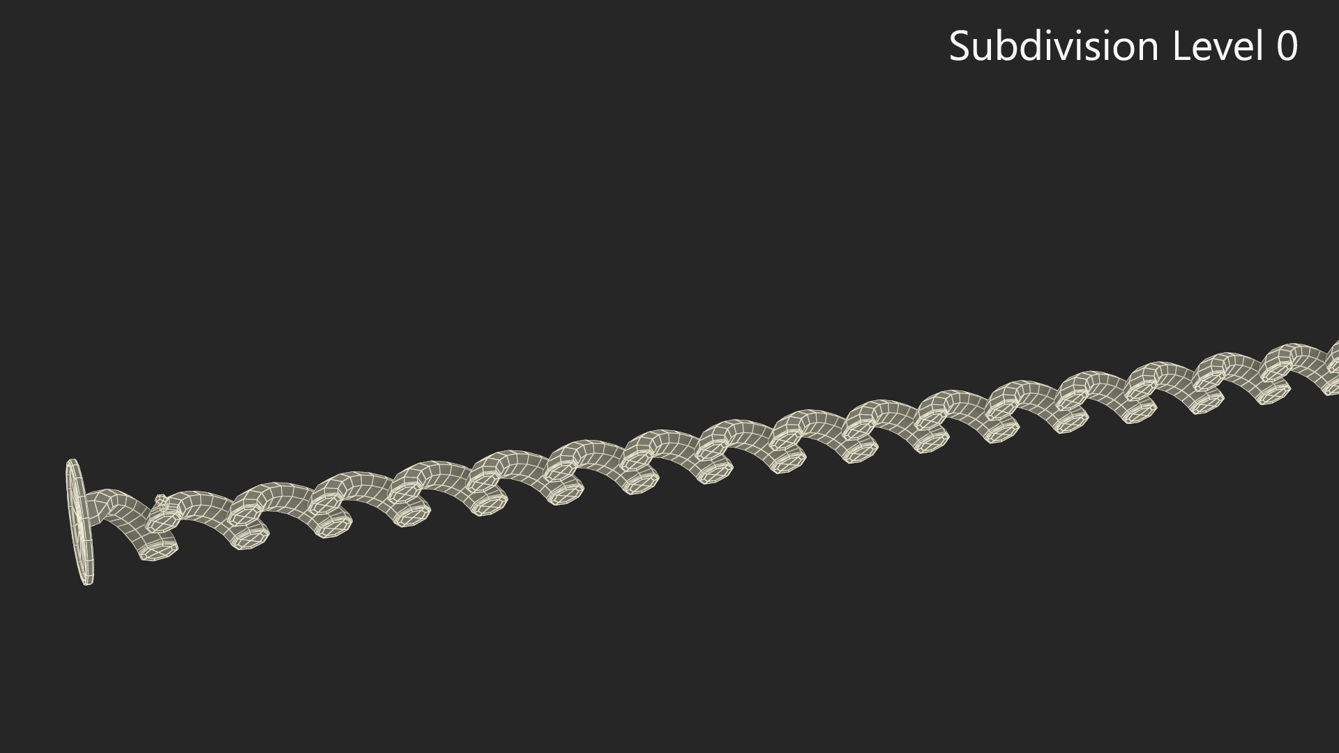 San Marco Jewelry Chain Gold 3D Model - TurboSquid 2244488