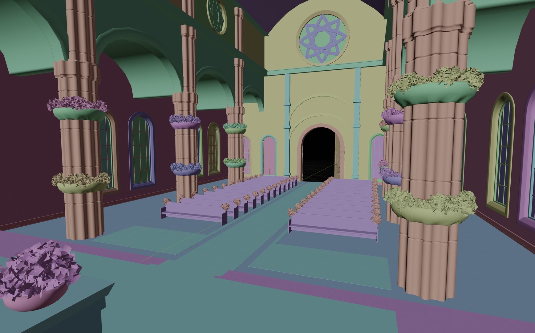 Church Toon 3D - TurboSquid 1572761
