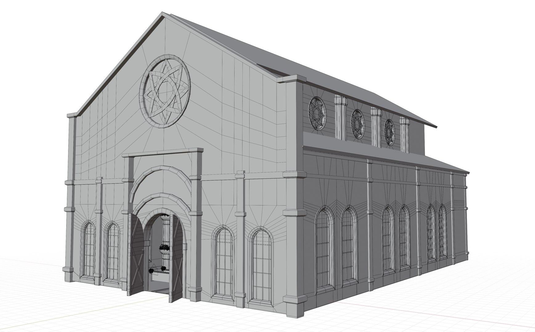 Church Toon 3D - TurboSquid 1572761