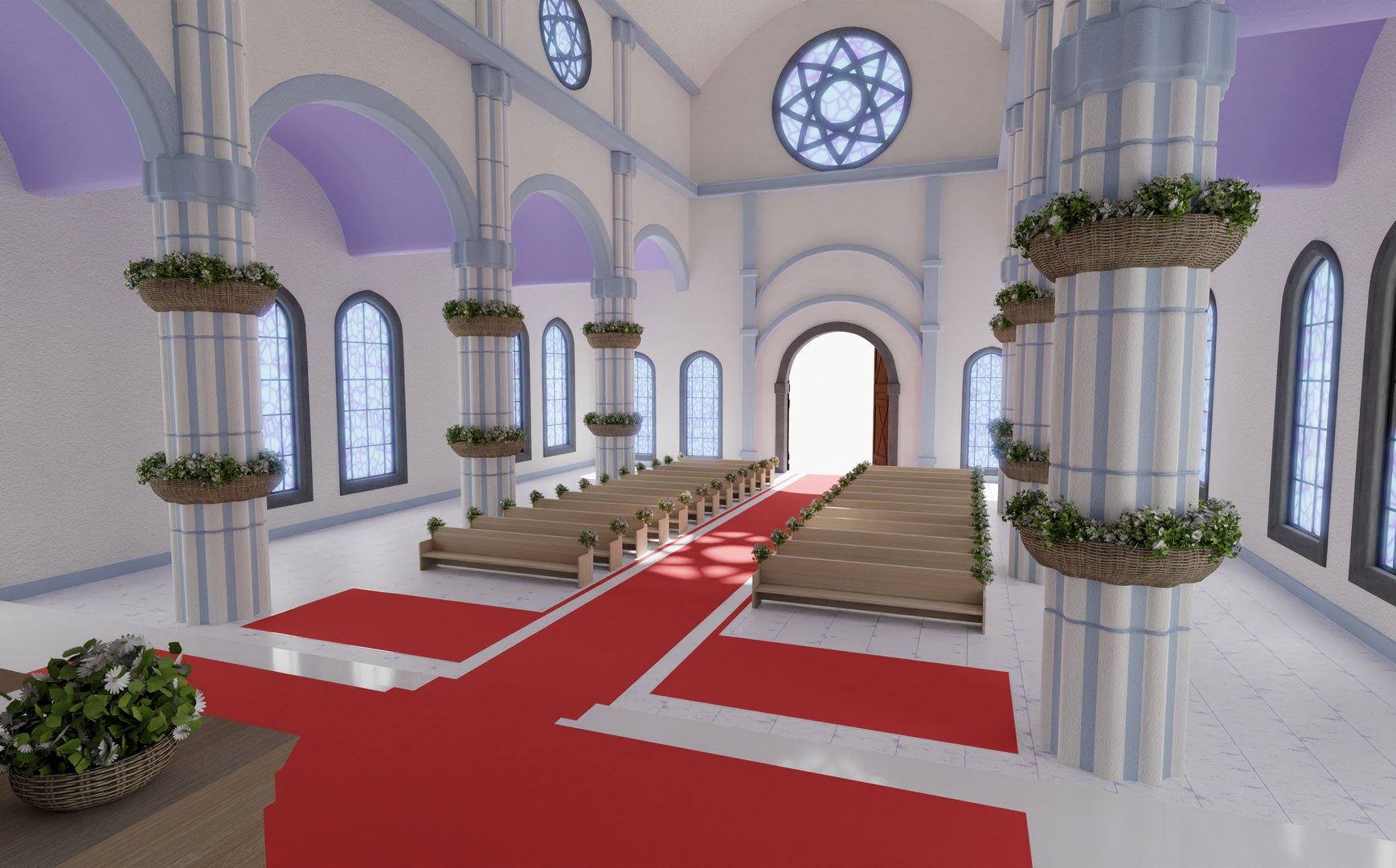 Church Toon 3D - TurboSquid 1572761