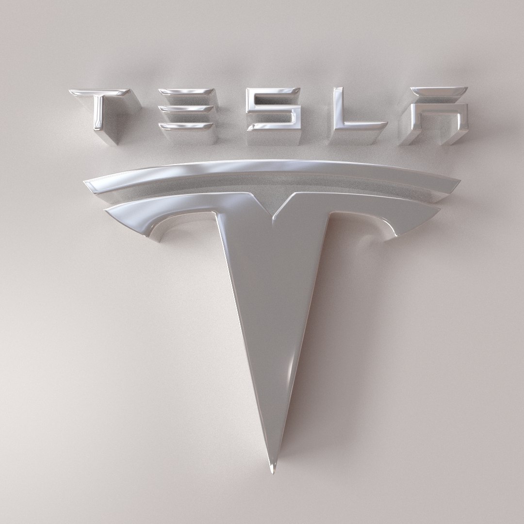 Tesla Logo Model - TurboSquid 2311693