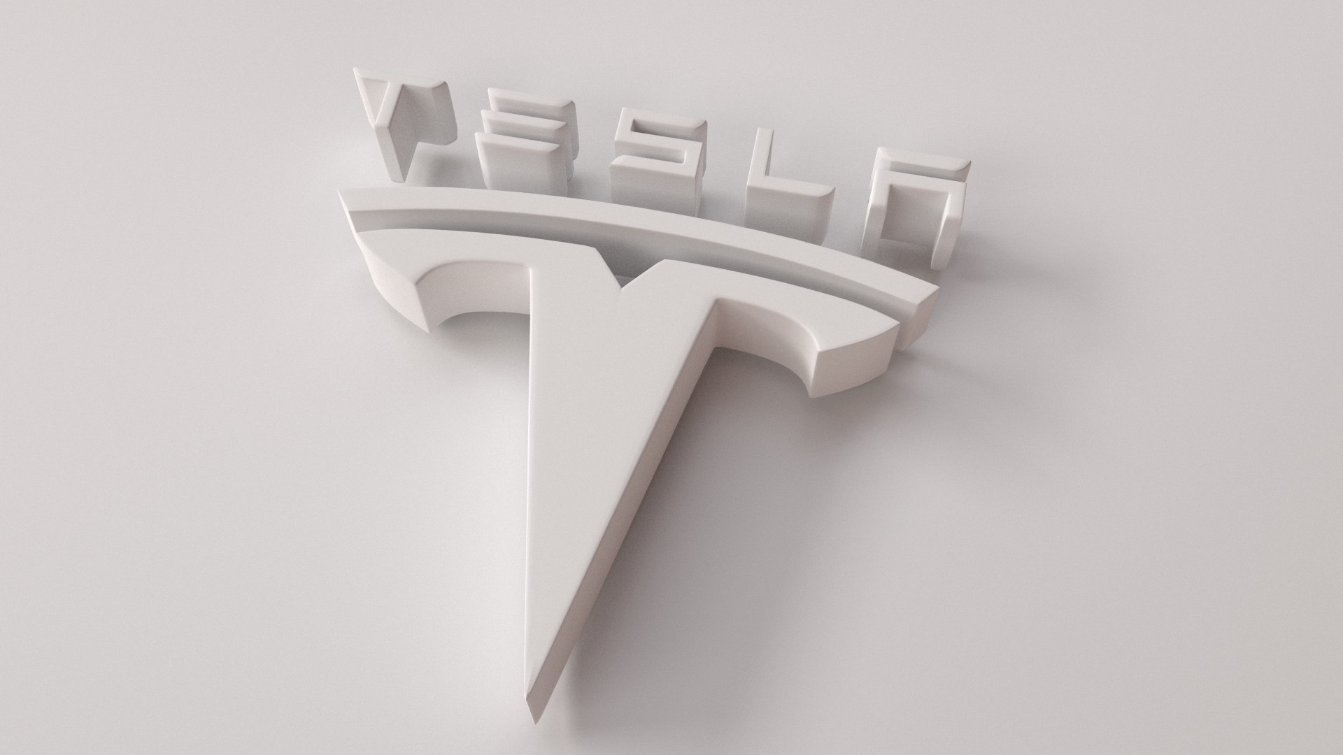 Tesla Logo Model - TurboSquid 2311693