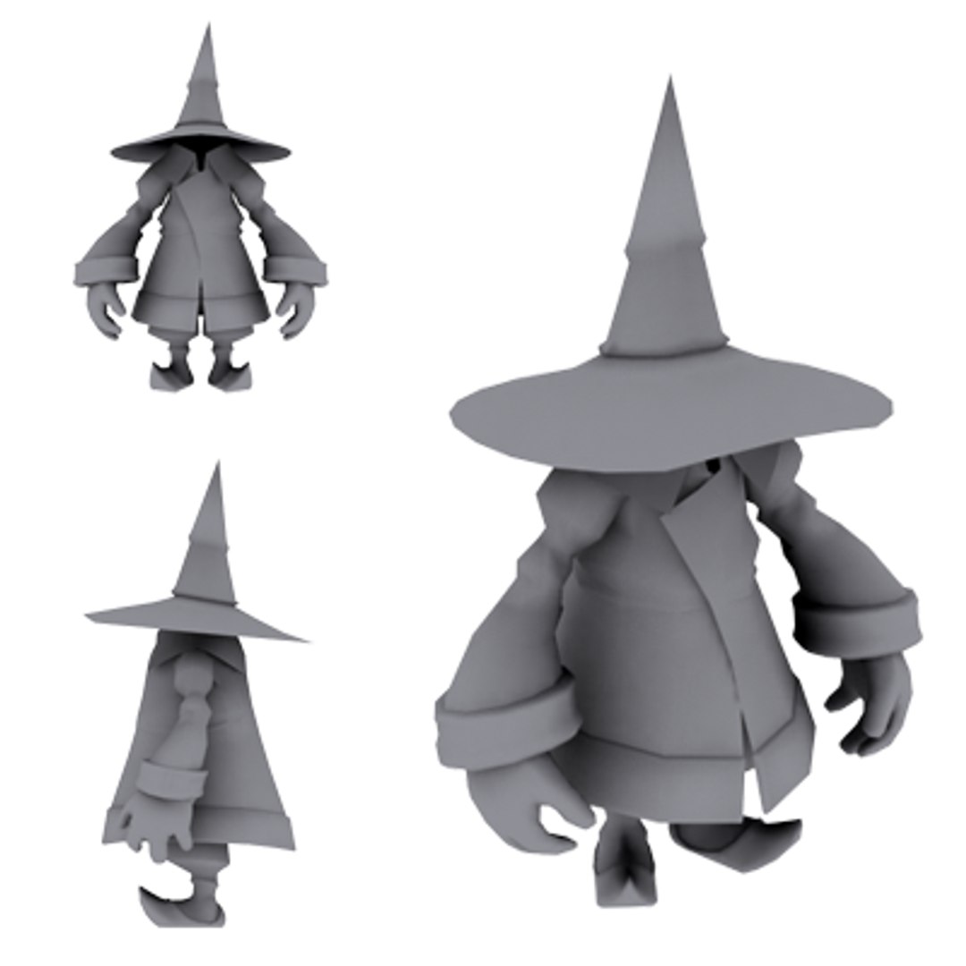 Black Mage 3d Model