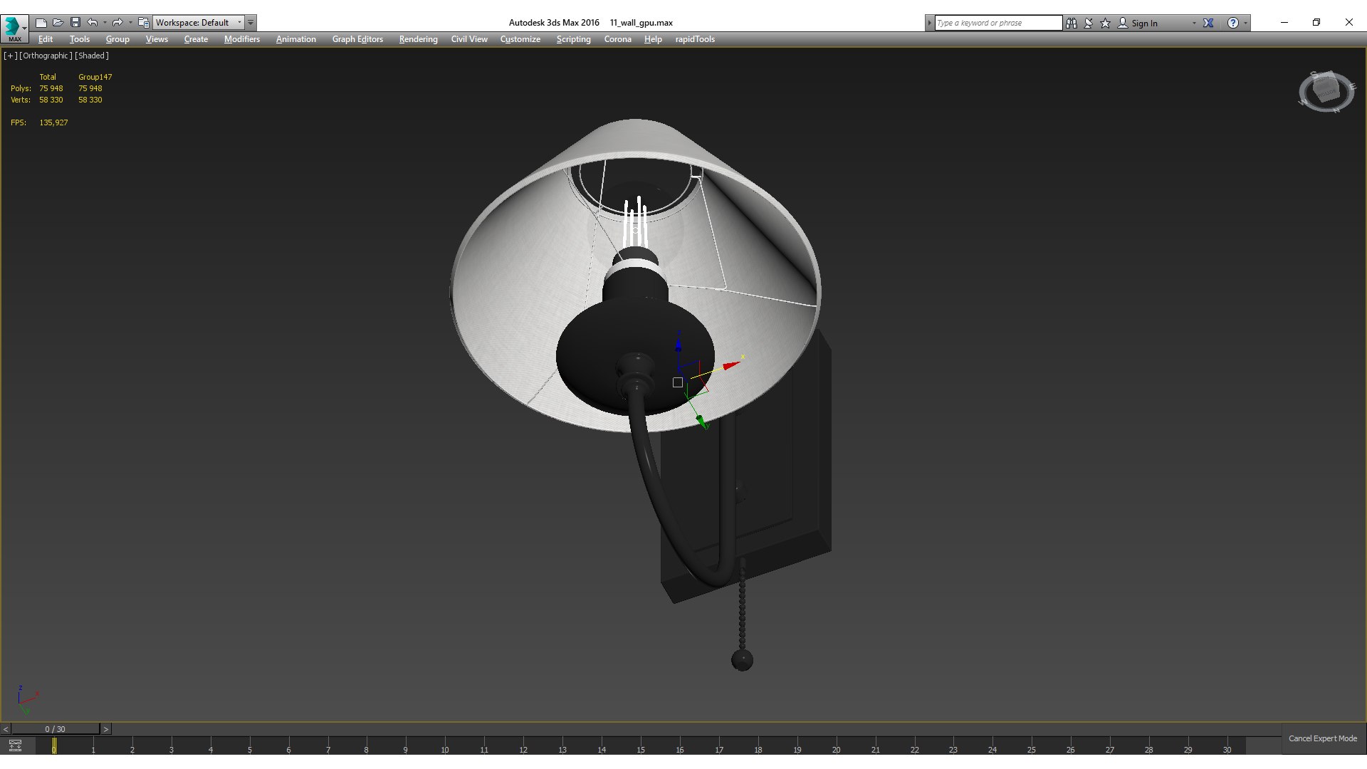 Dar - Sivan Plugged Wall Light 3D Model - TurboSquid 2167759