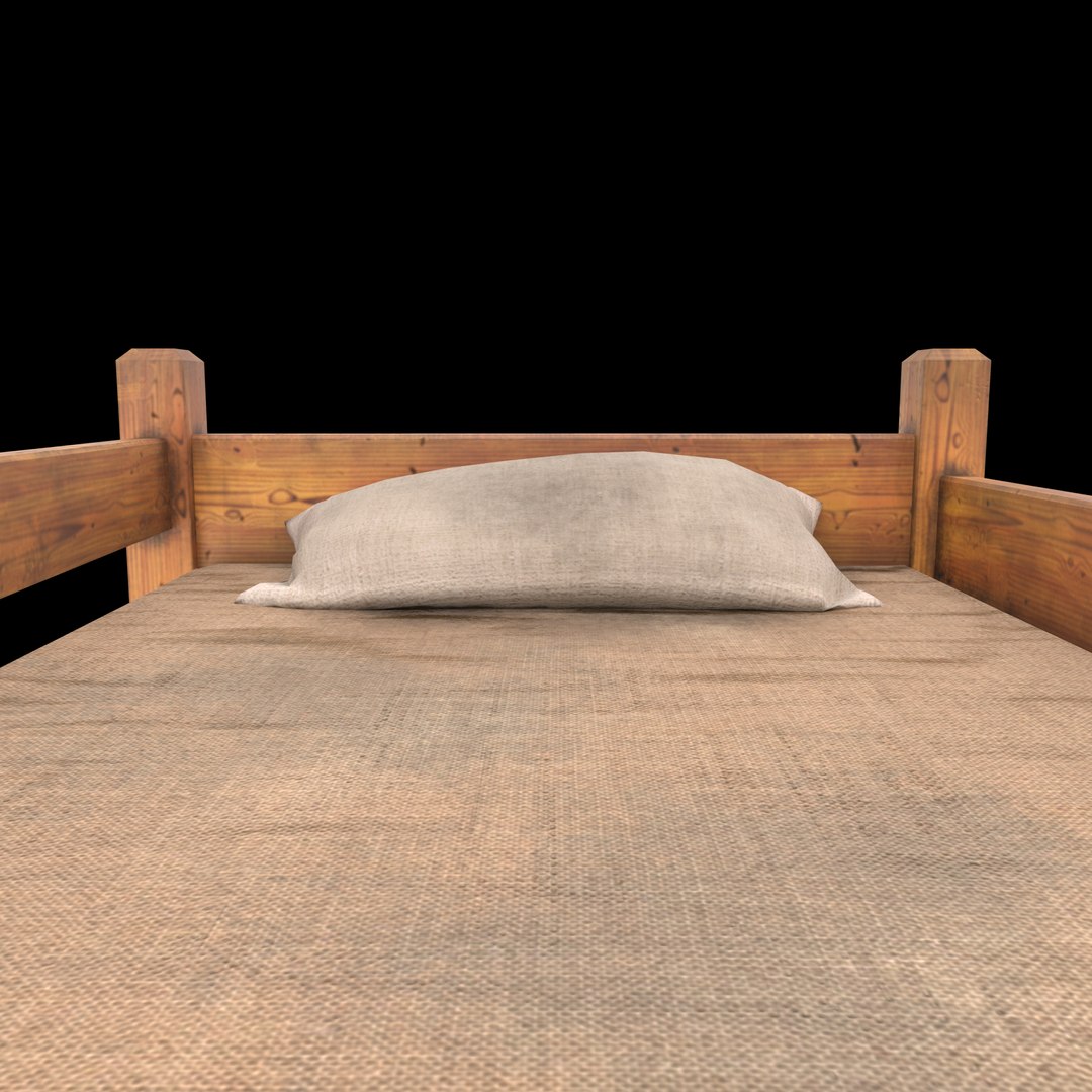 Medieval bunk bed 3D model - TurboSquid 1680335