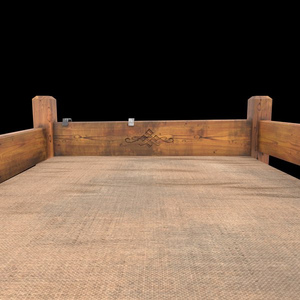 Medieval bunk bed 3D model - TurboSquid 1680335