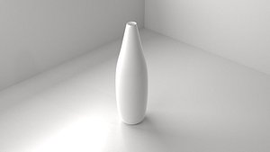 3d model photorealistic modern design vase