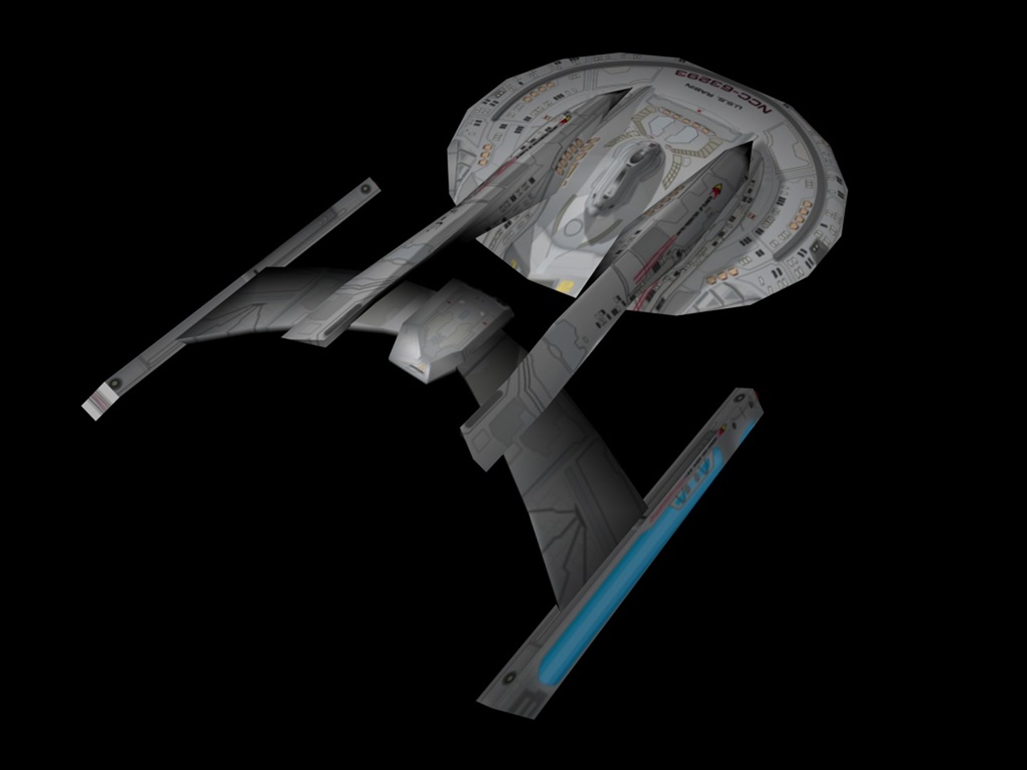 Akira Class 3D Model - TurboSquid 1376771