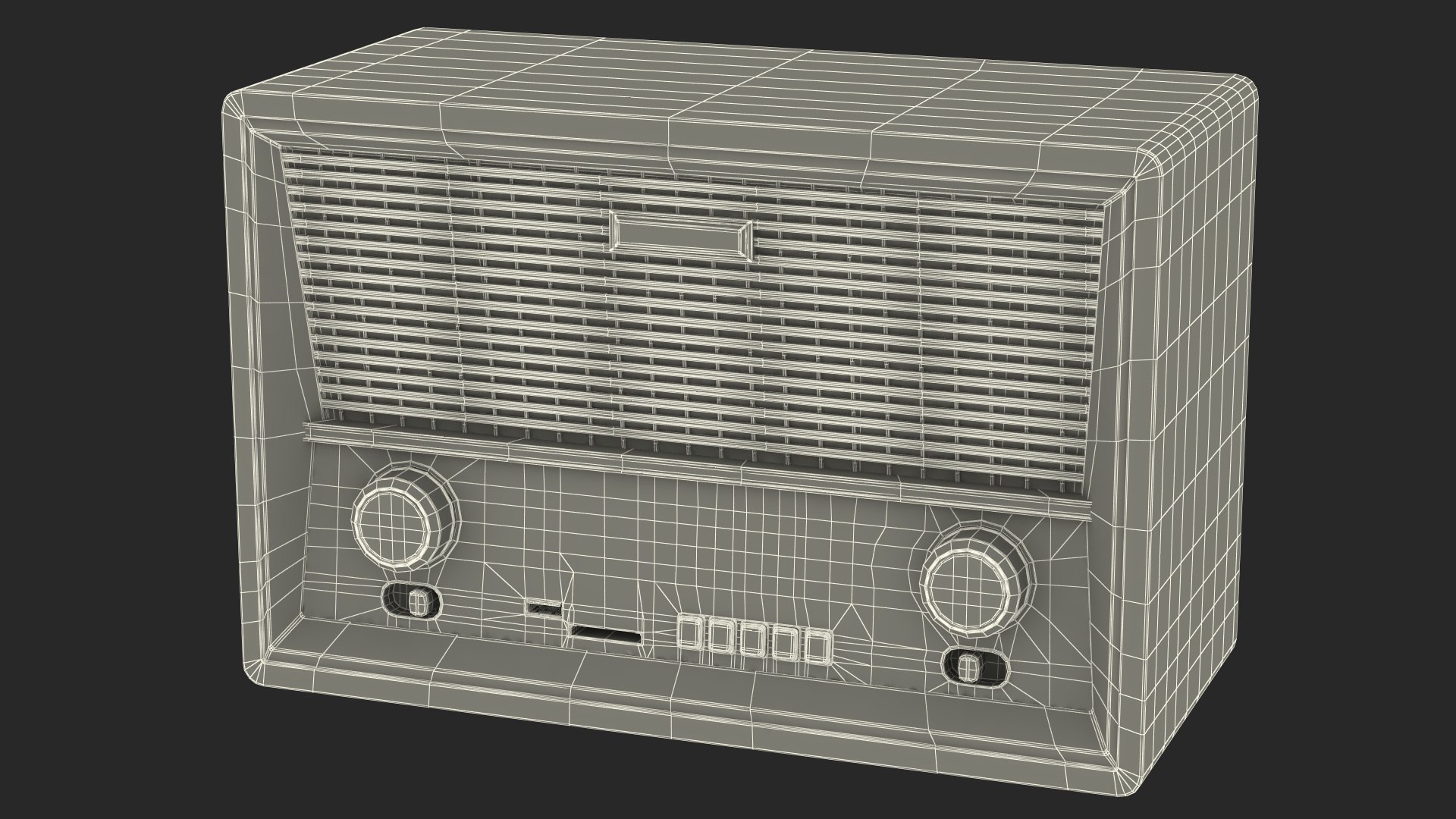 3D Vintage Radio Model - TurboSquid 2025449