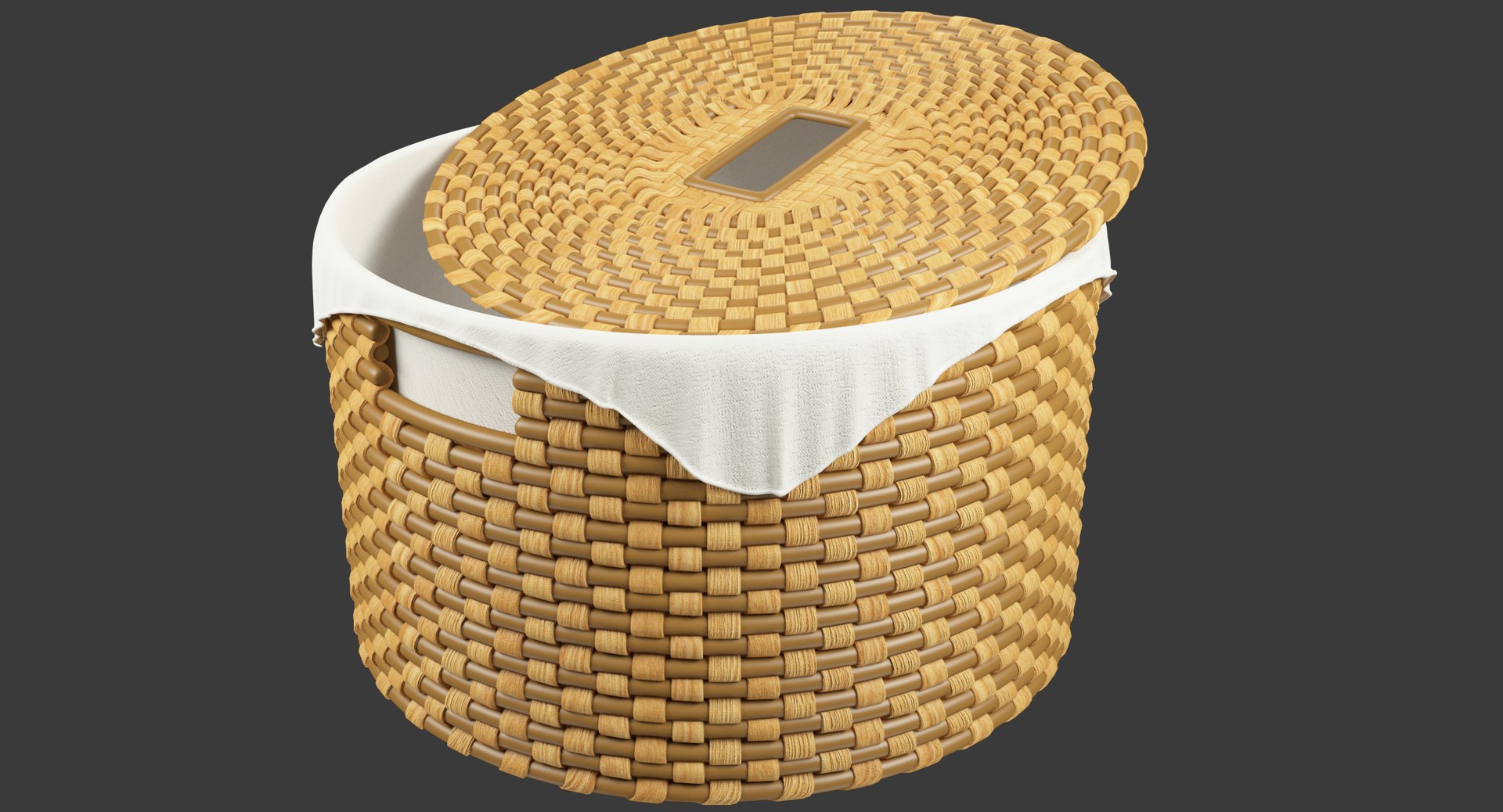 Laundry basket 3D model - TurboSquid 1331177