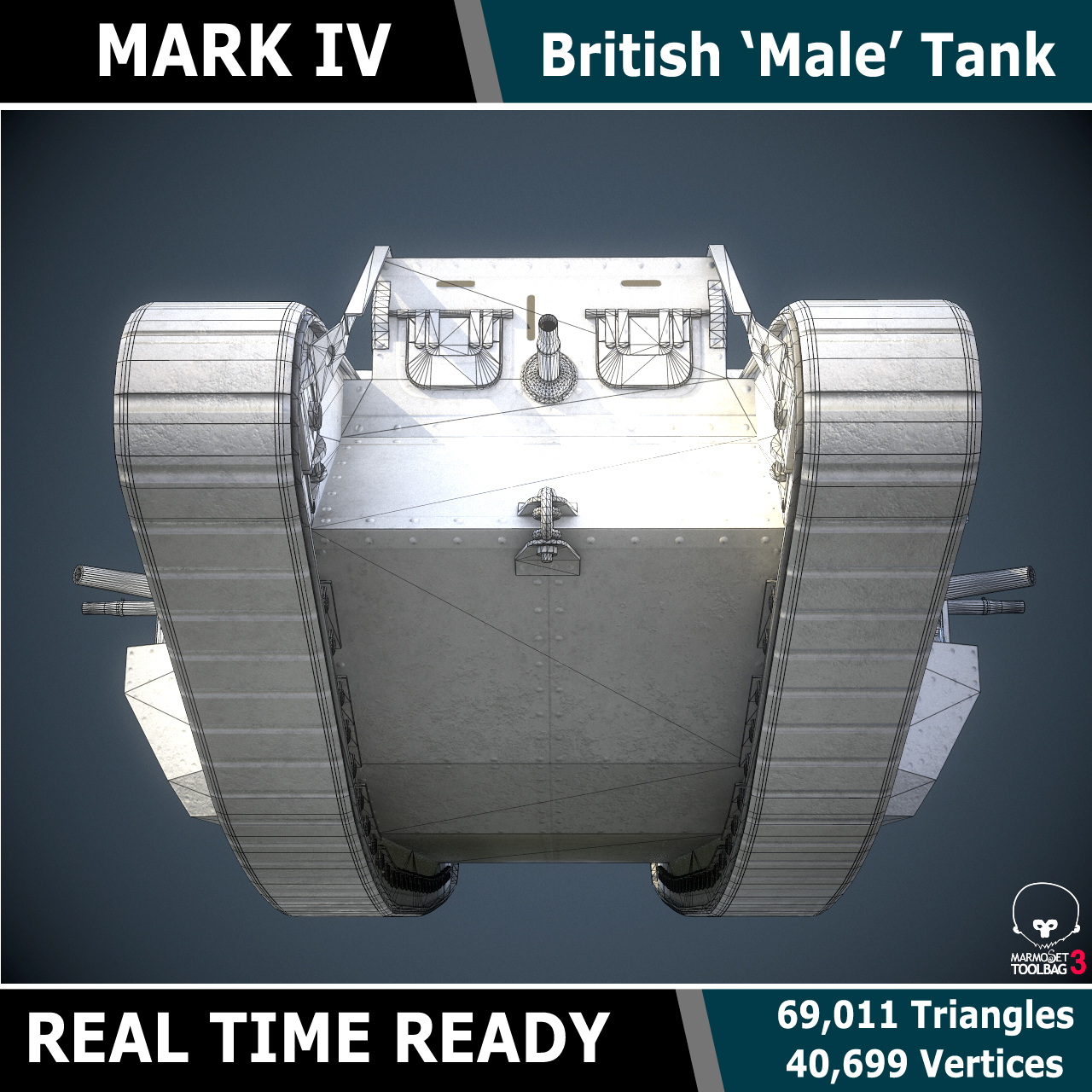 3d ready male tank mark