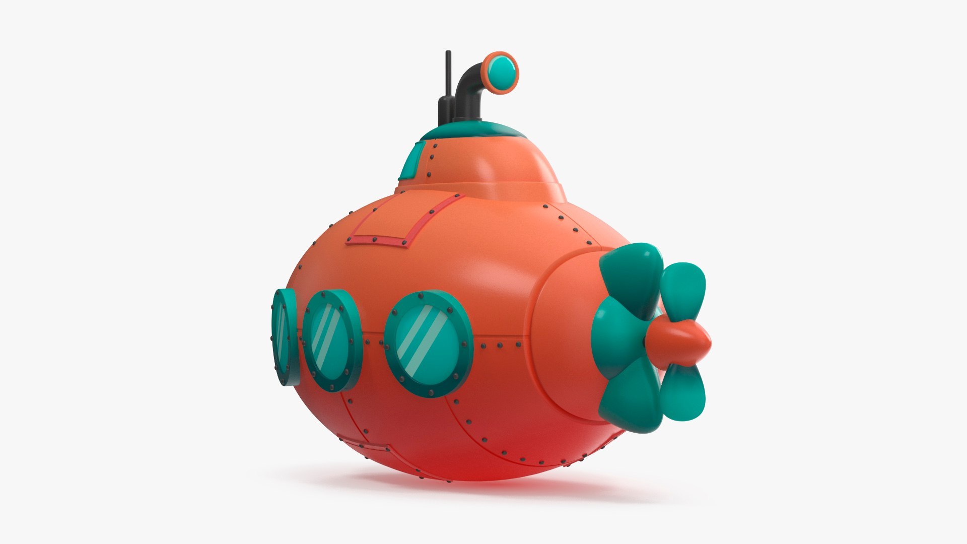 3D Model Cartoon Submarines Collection - TurboSquid 2253198