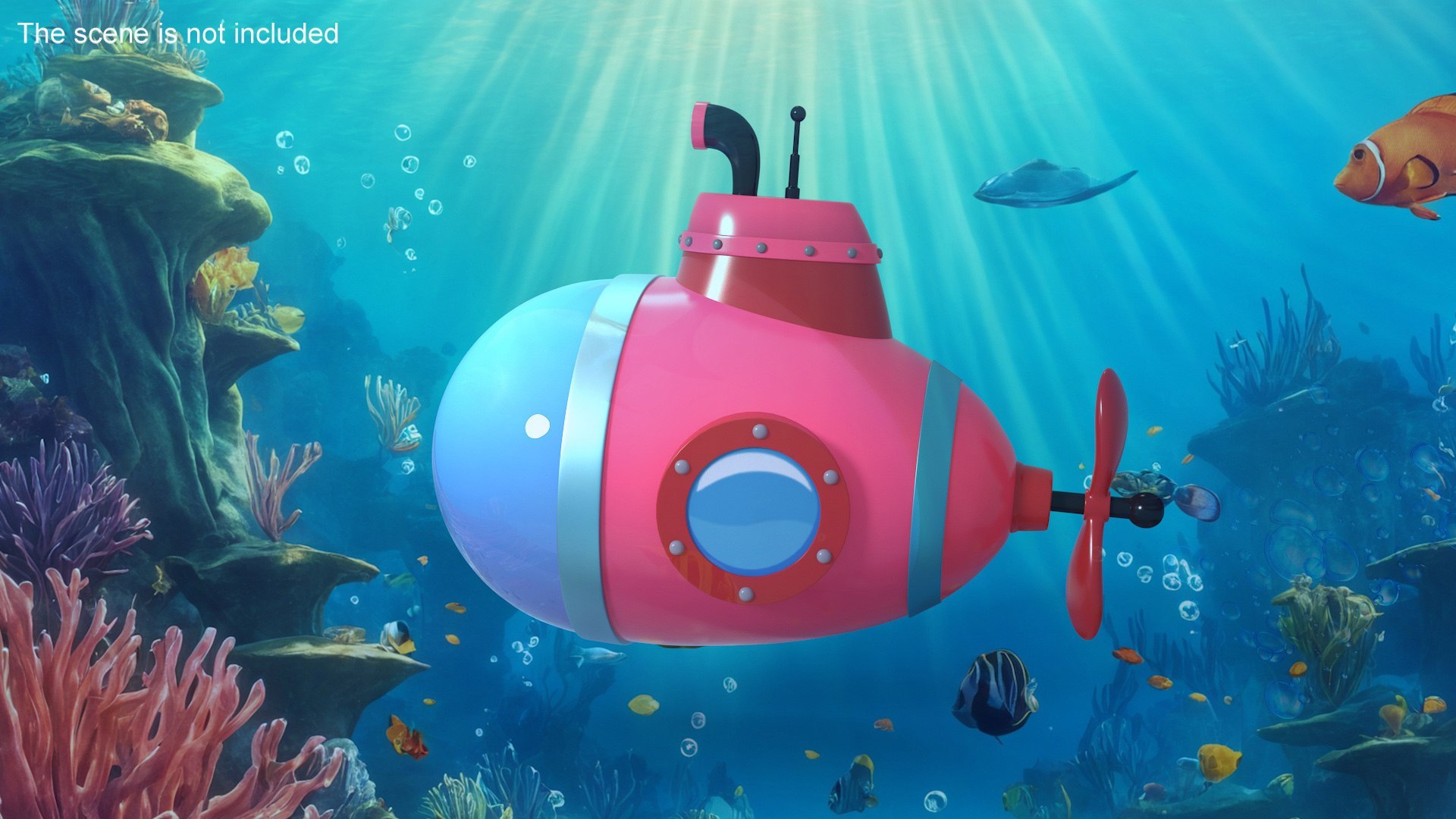 3D Model Cartoon Submarines Collection - TurboSquid 2253198