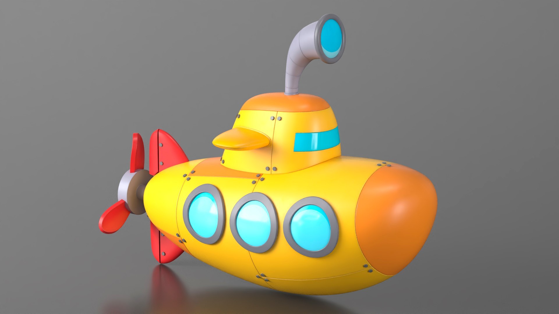 3D Model Cartoon Submarines Collection - TurboSquid 2253198