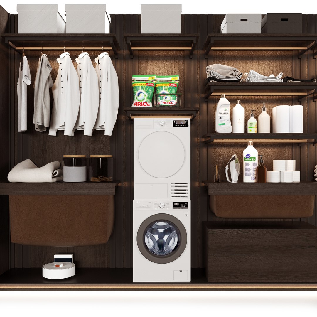 3D Laundry Model - TurboSquid 1952609