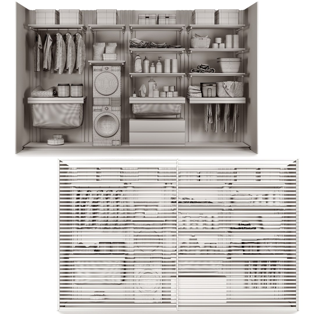 3D Laundry Model - TurboSquid 1952609