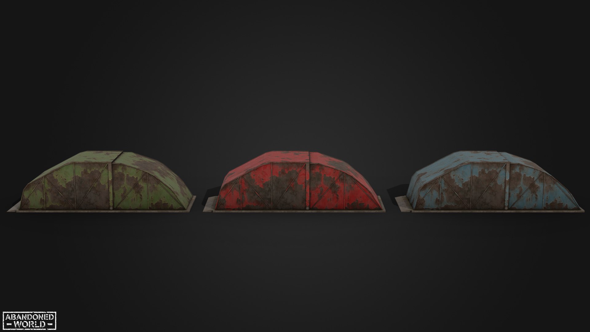 Garages Set 3D Model - TurboSquid 2315860