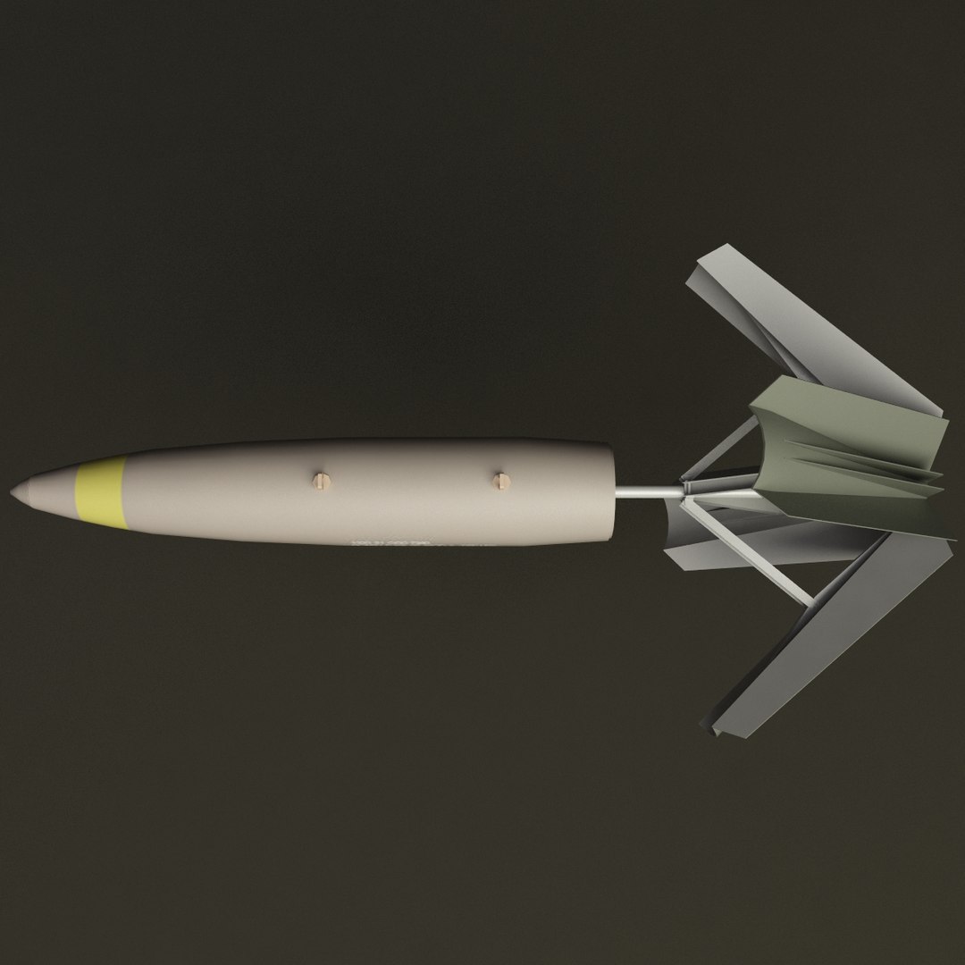 3d Model Aircraft Bomb Mk-83 Snakeye