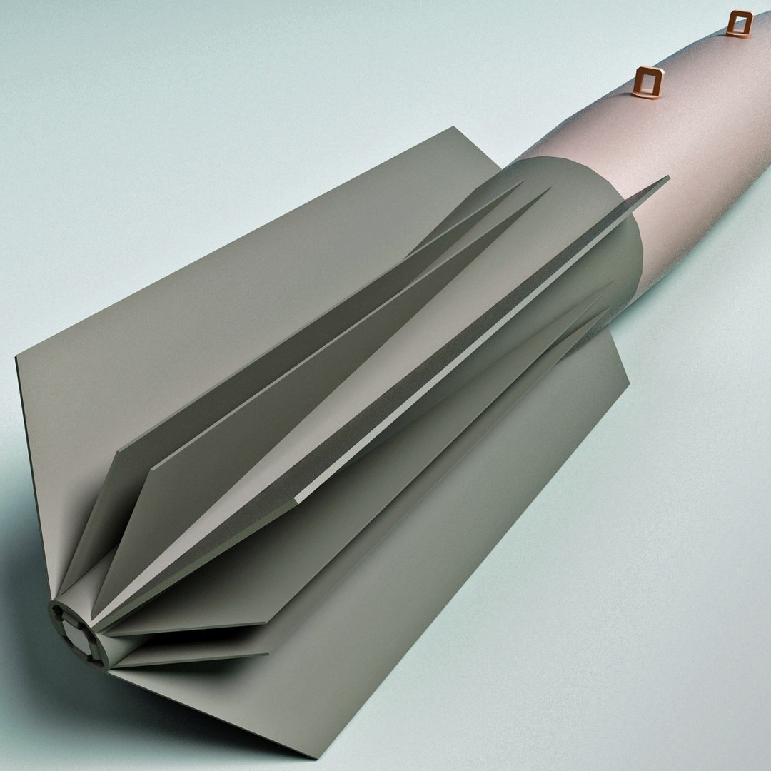 3d Model Aircraft Bomb Mk-83 Snakeye