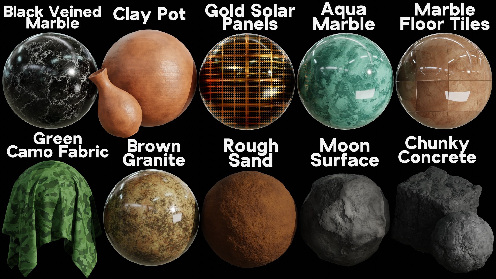 Blender Procedural Material Pack 20 3D - TurboSquid 2255115