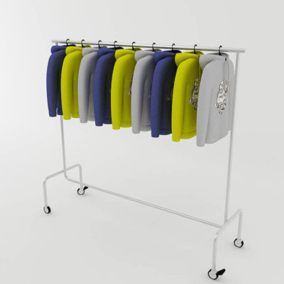 Clothes Rack 3d Model