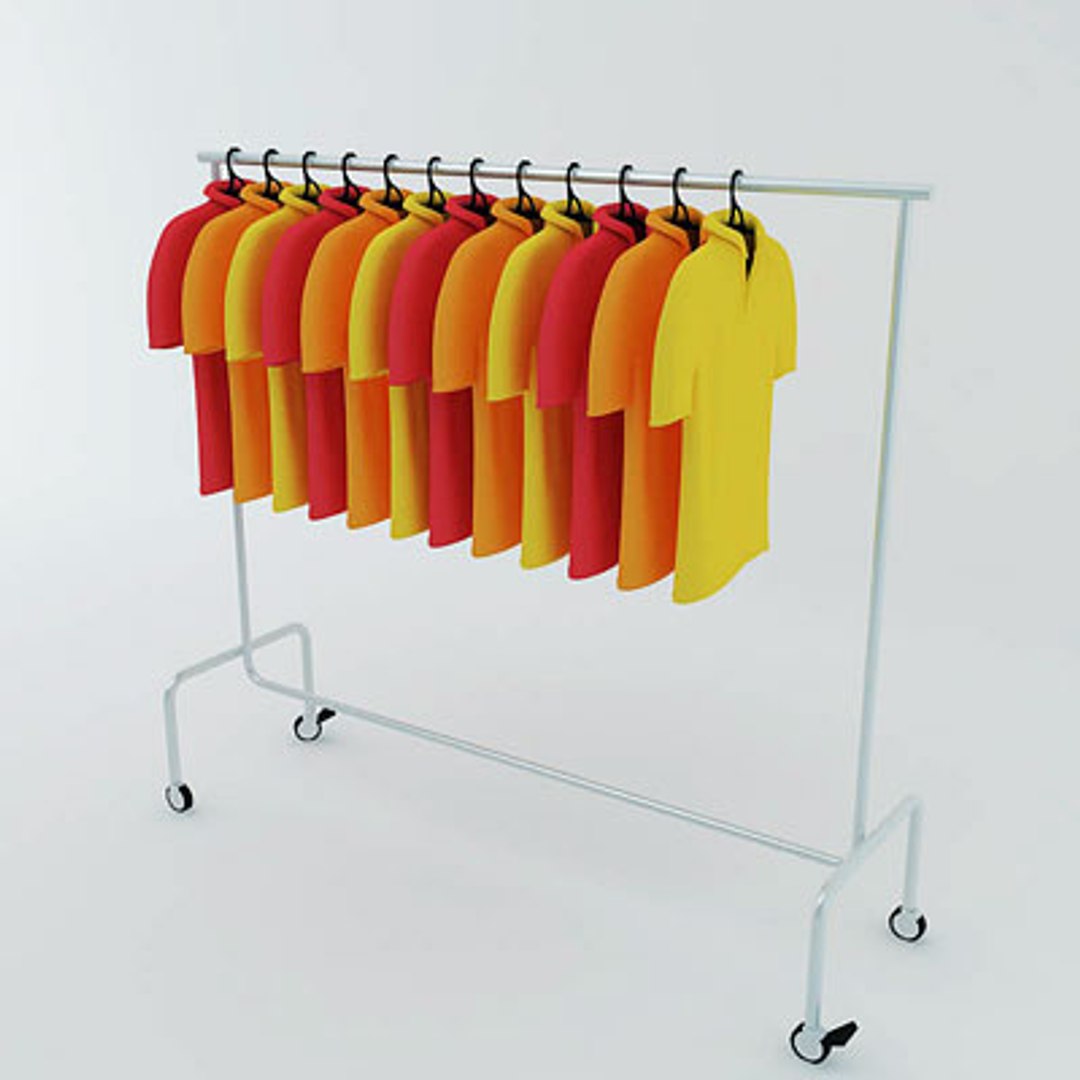 Clothes Rack 3d Model