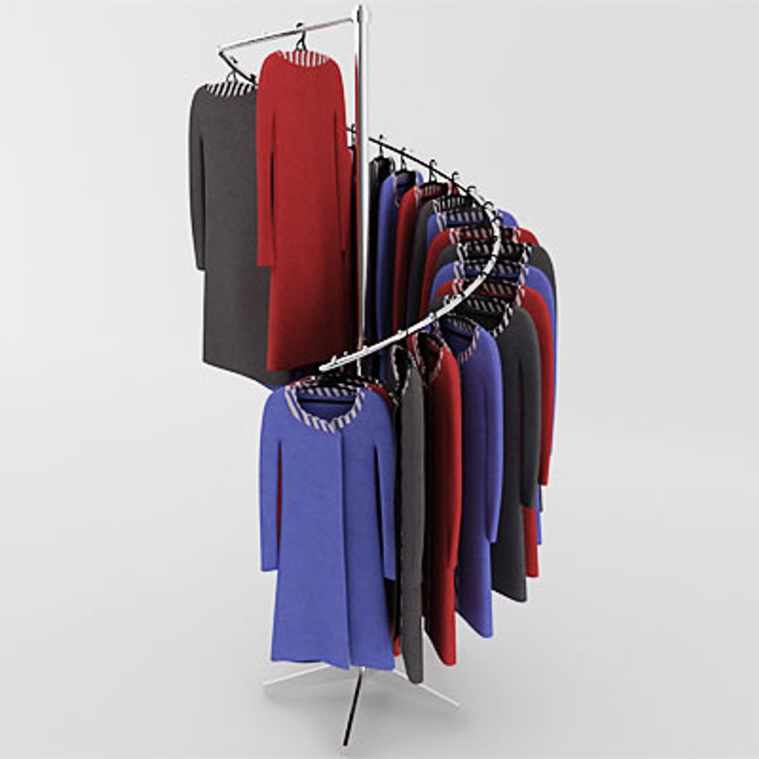 Clothes Rack 3d Model