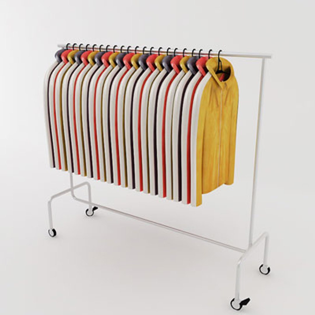 Clothes Rack 3d Model