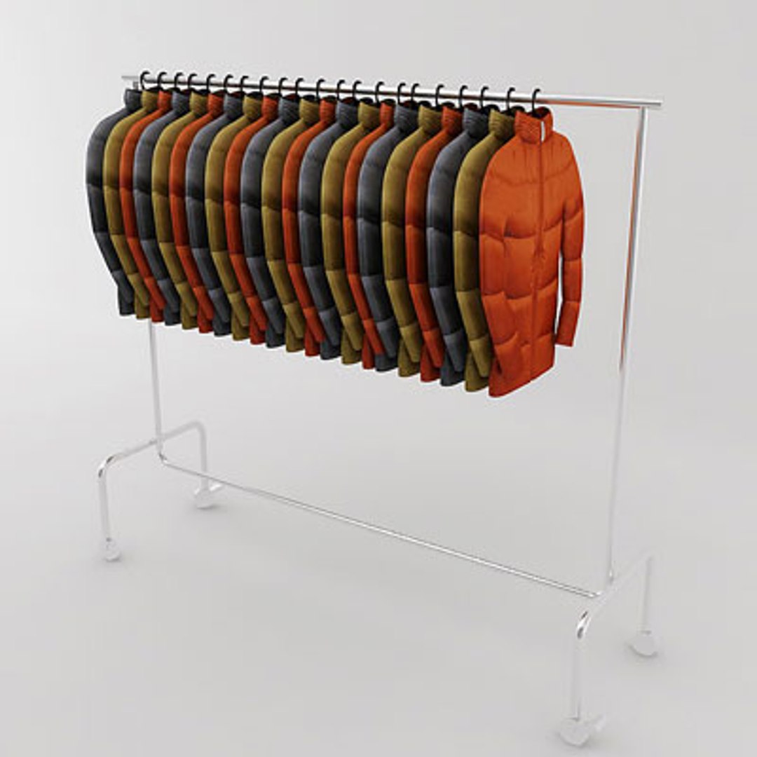 Clothes Rack 3d Model