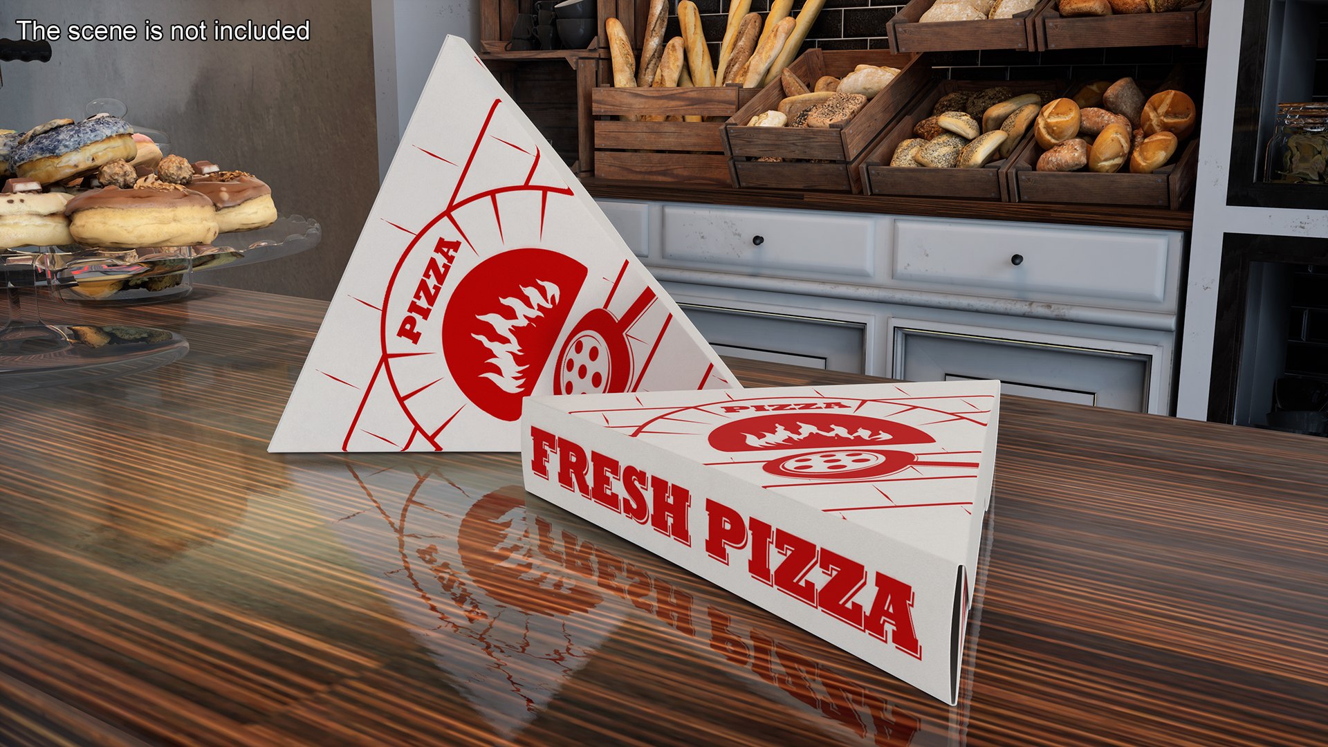 3D Triangle Pizzeria Packaging Box - TurboSquid 2156952